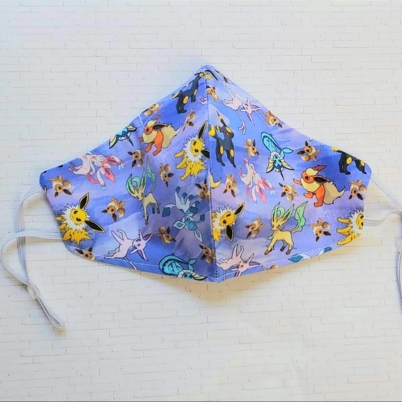 handmade | Accessories | Face Mask Eevee Purple Eeveelutions | Poshmark